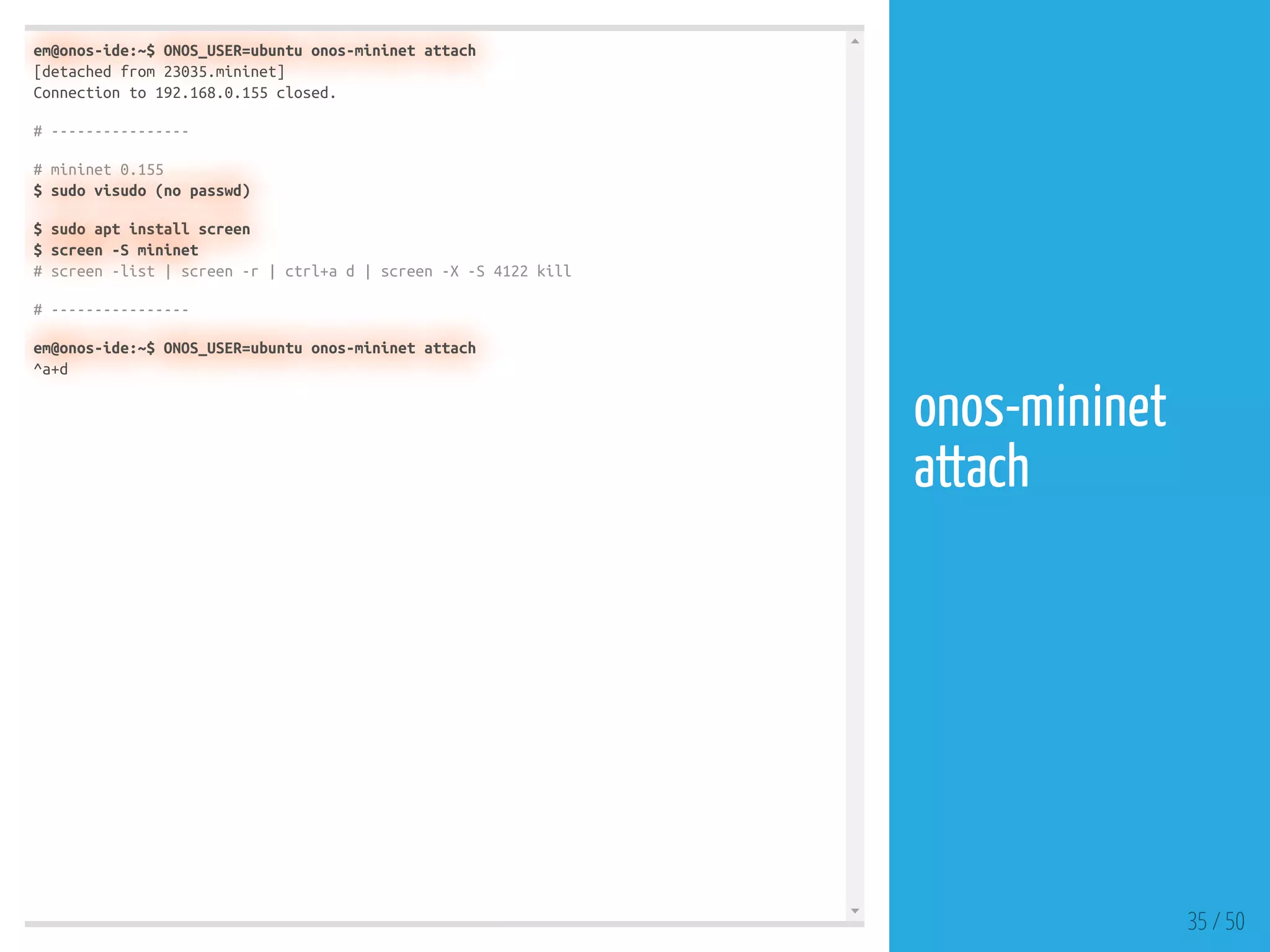 Onos Sdn Controller Clustering Tests And Experiments Ppt