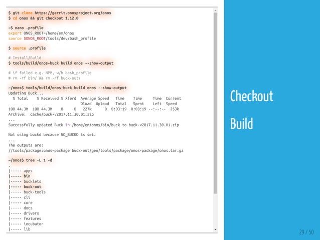 Onos Sdn Controller Clustering Tests And Experiments Ppt