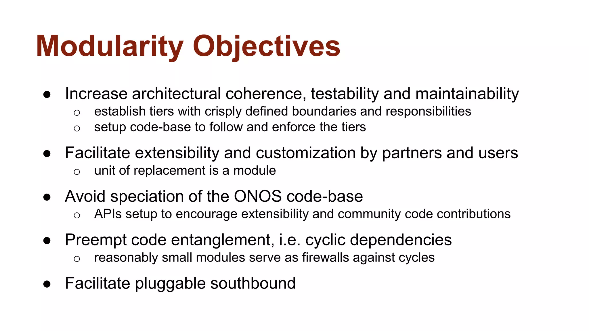 ONOS Platform Architecture | PPTX