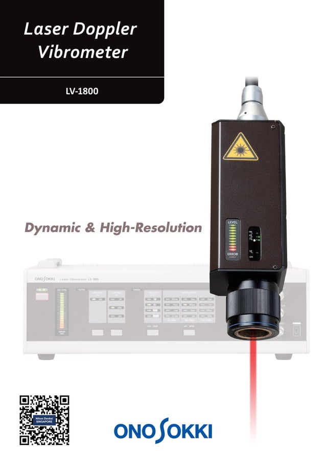 Ono sokki Laser Doppler Vibrometer lv1800e_4_denkei | PDF