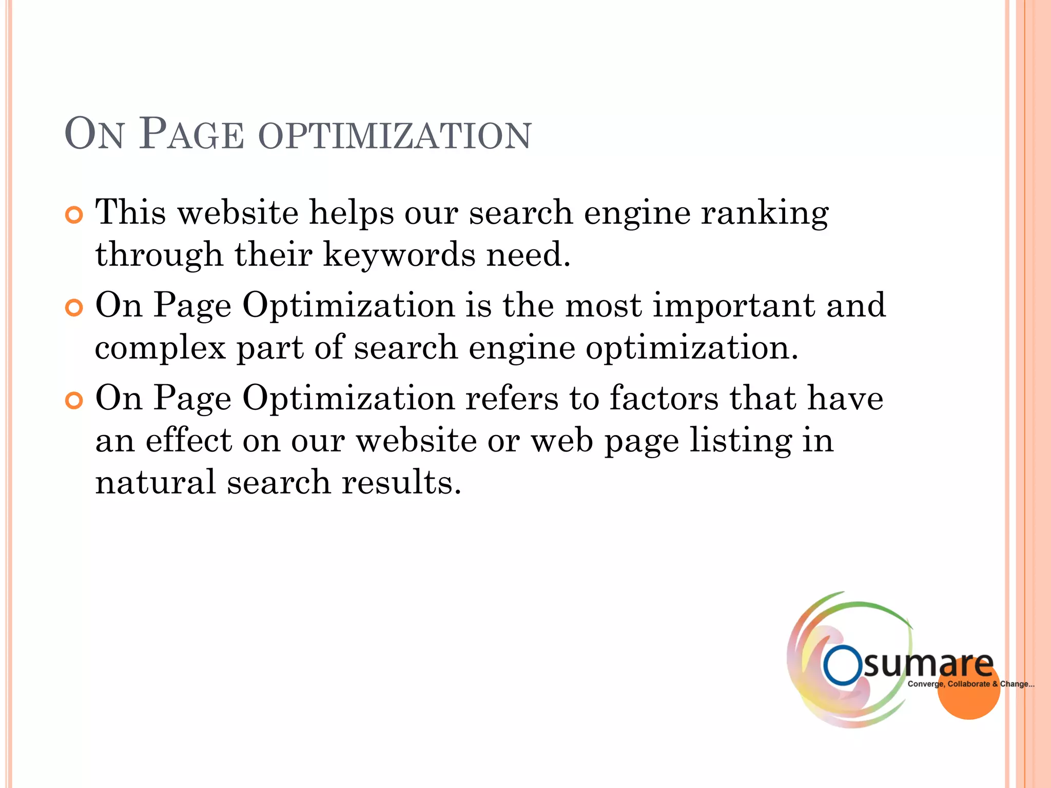 On page seo PDF | PDF