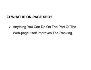 on page seo ppt.pdf
