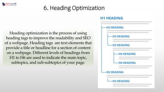 Meaning of On page SEO & its process in detail. | PPT