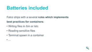Container Runtime Security with Falco, by Néstor Salceda | PPT