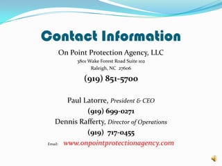 On point presentation | PPTX