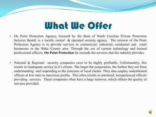 On point presentation | PPTX