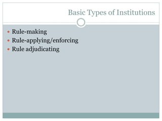 On ‘Political Institutions’ | PDF