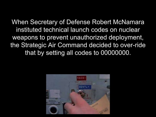 Nuclear Weapons, Presidents and Launch Codes-- Scary Facts | PPT