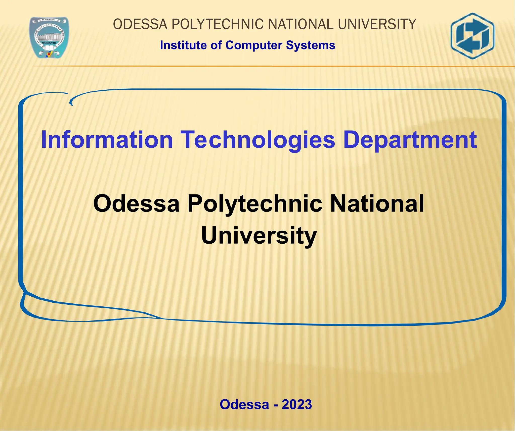 ONPU 2022 history of learning and students | PPT