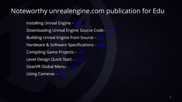 On Ramp to Unreal Engine | PPT