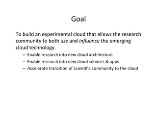 OpenCloud - A Research Cloud | PDF | Cloud Computing | Internet