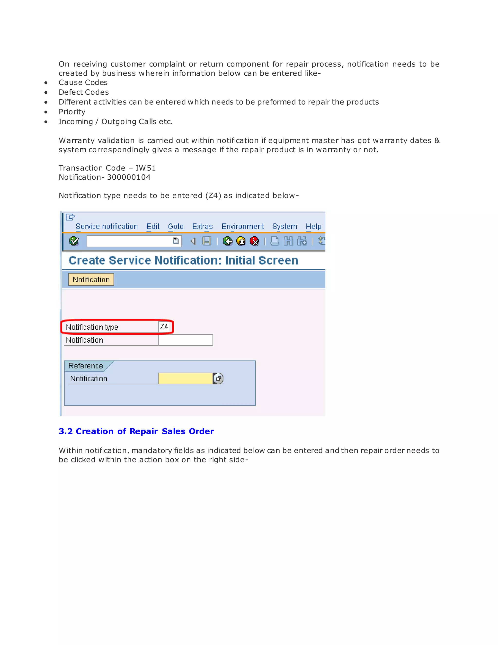 On receiving customer complaint or return component for repair process | PDF