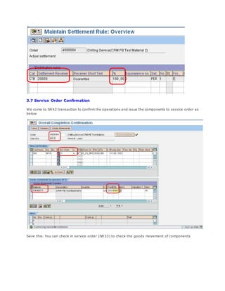 On receiving customer complaint or return component for repair process ...