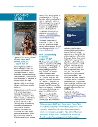 ONR Innovation Newsletter | PDF | Internet | Computing