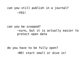 Open Notebook Science: Research in Real-Time | PPT