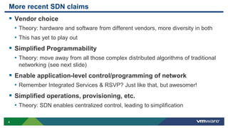 Network Virtualization: Delivering on the Promises of SDN | PPT