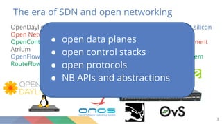 An open management plane (2015 Open Networking Summit) | PPT