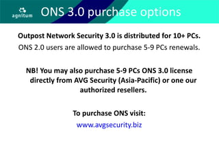 Outpost Network Security Suite 3.0 | PPT