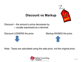 MWA 10: 1.4 On Sale | PPTX | Coupons and Discounts | Shopping