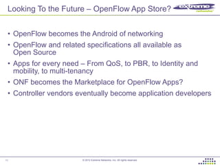 OpenFlow, the Android of Networking? | PPT