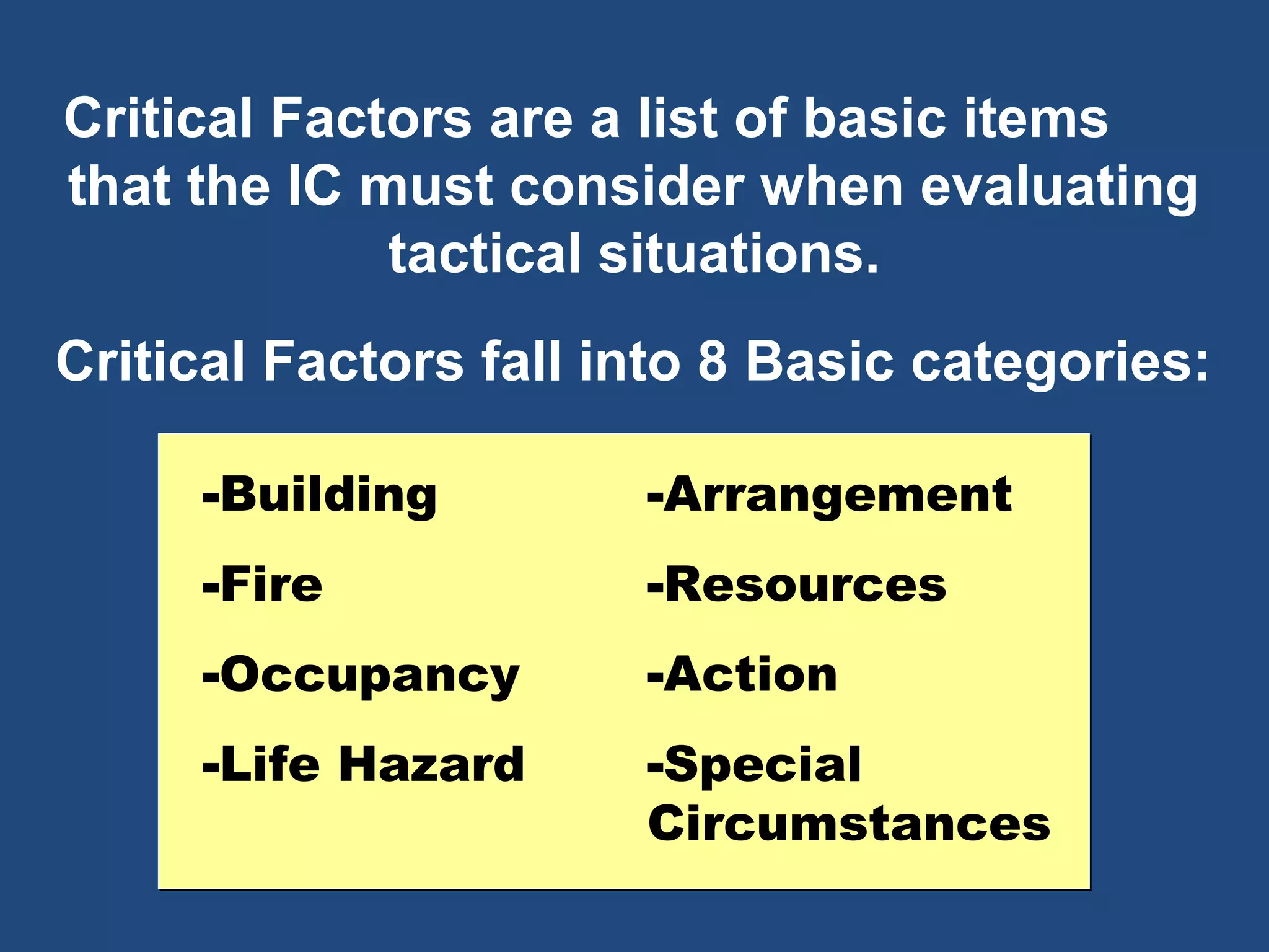 On scene reports and size up | PPT