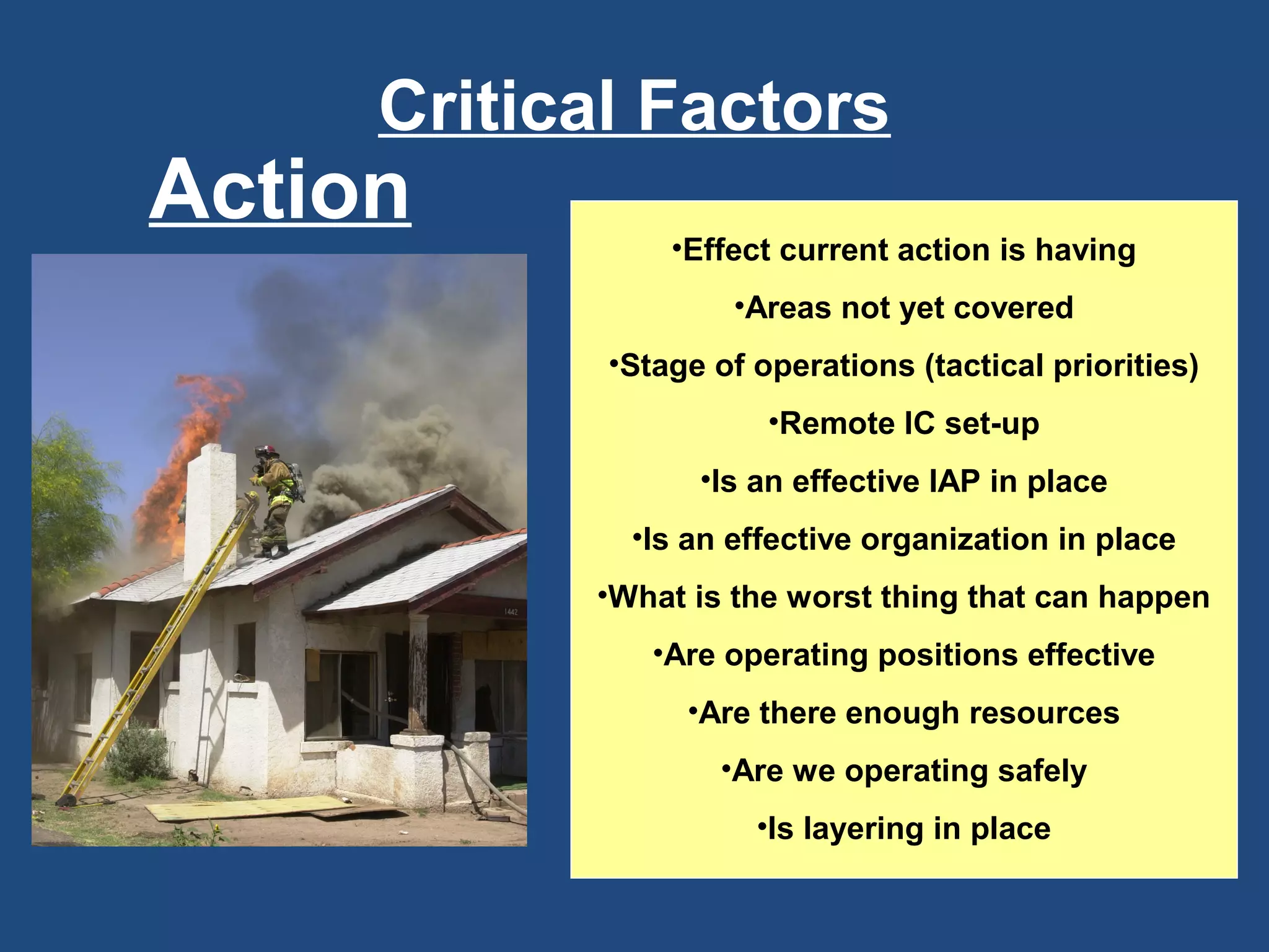 On scene reports and size up | PPT