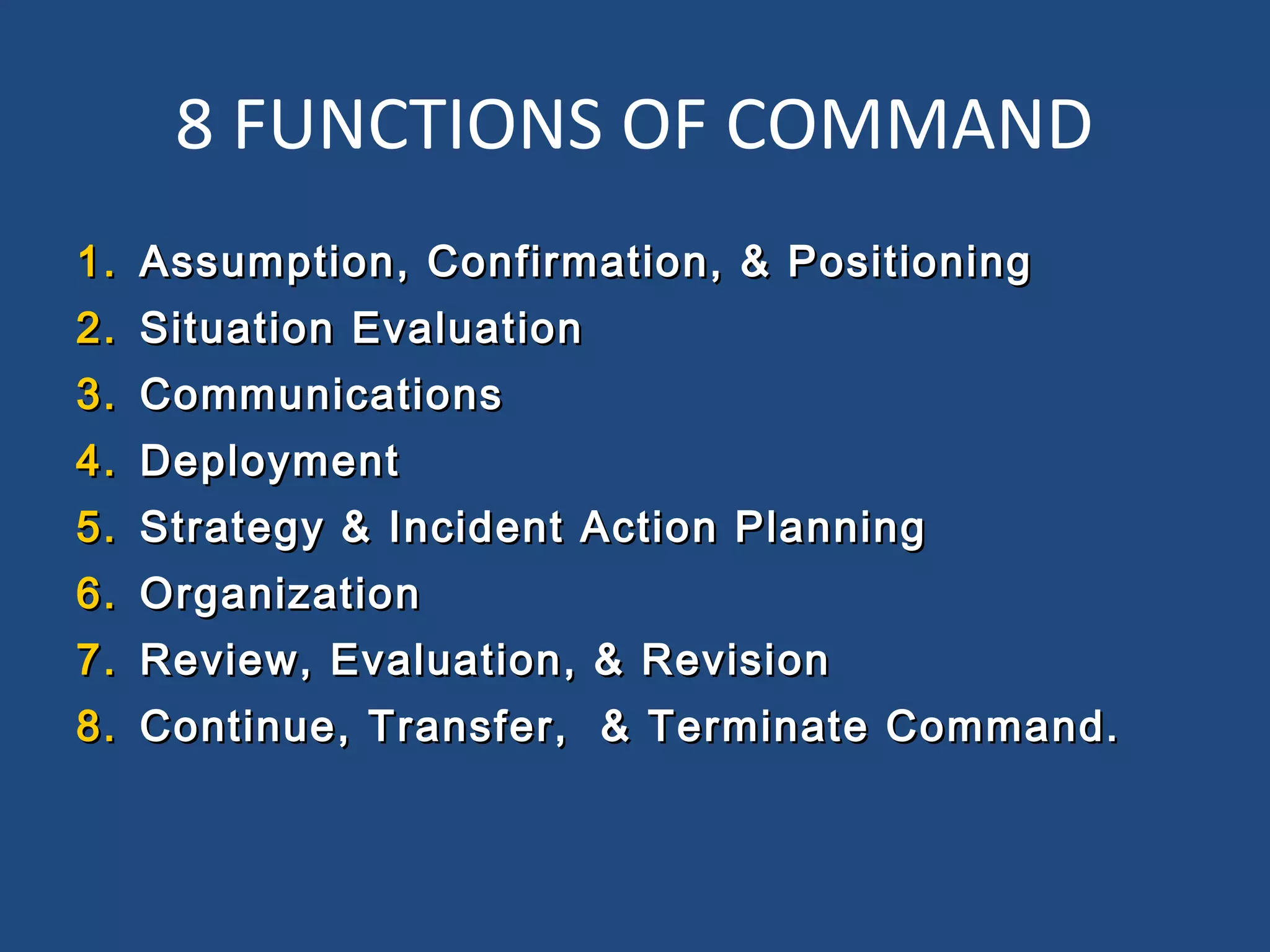 On scene reports and size up | PPT