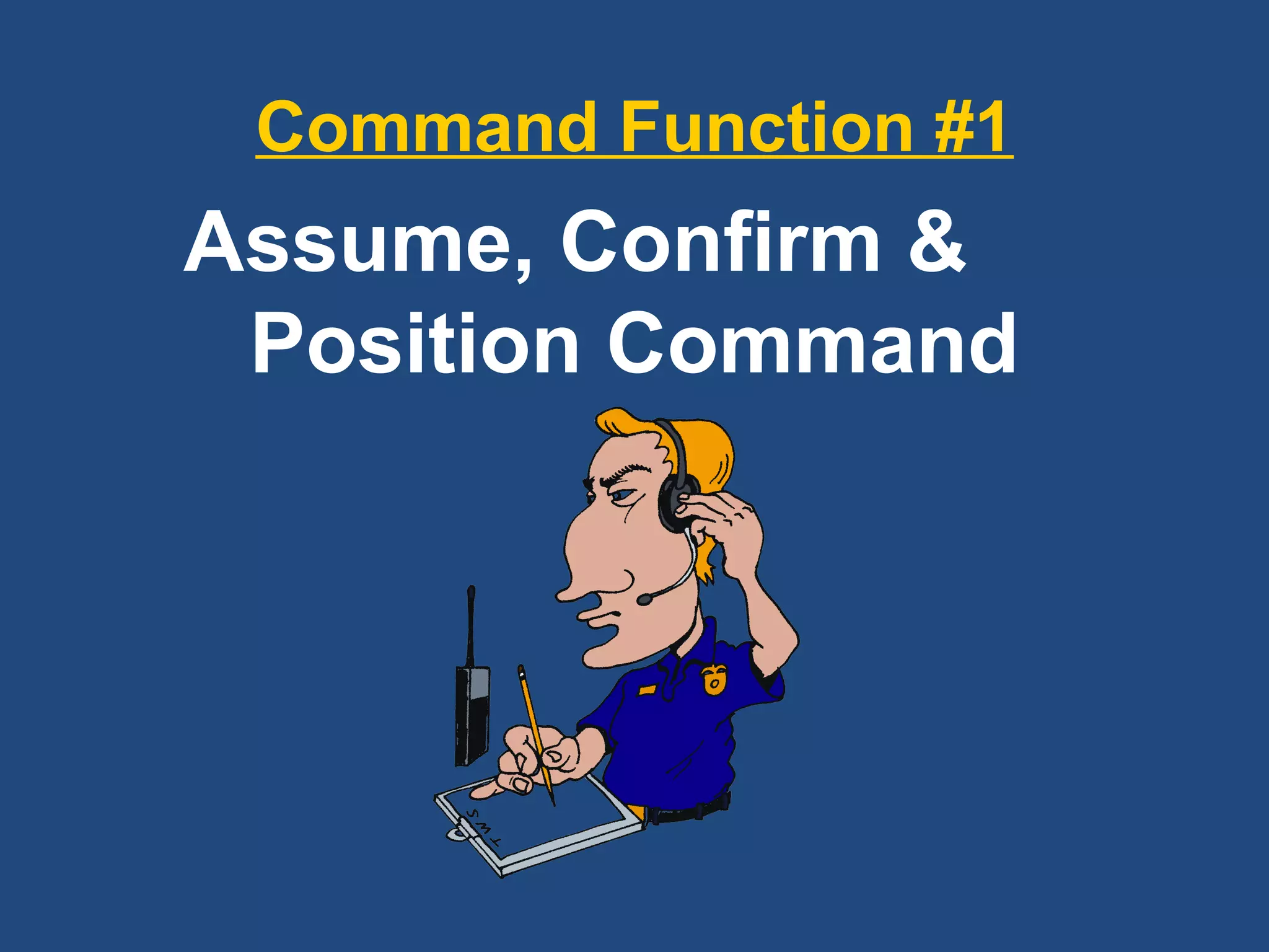 On scene reports and size up | PPT