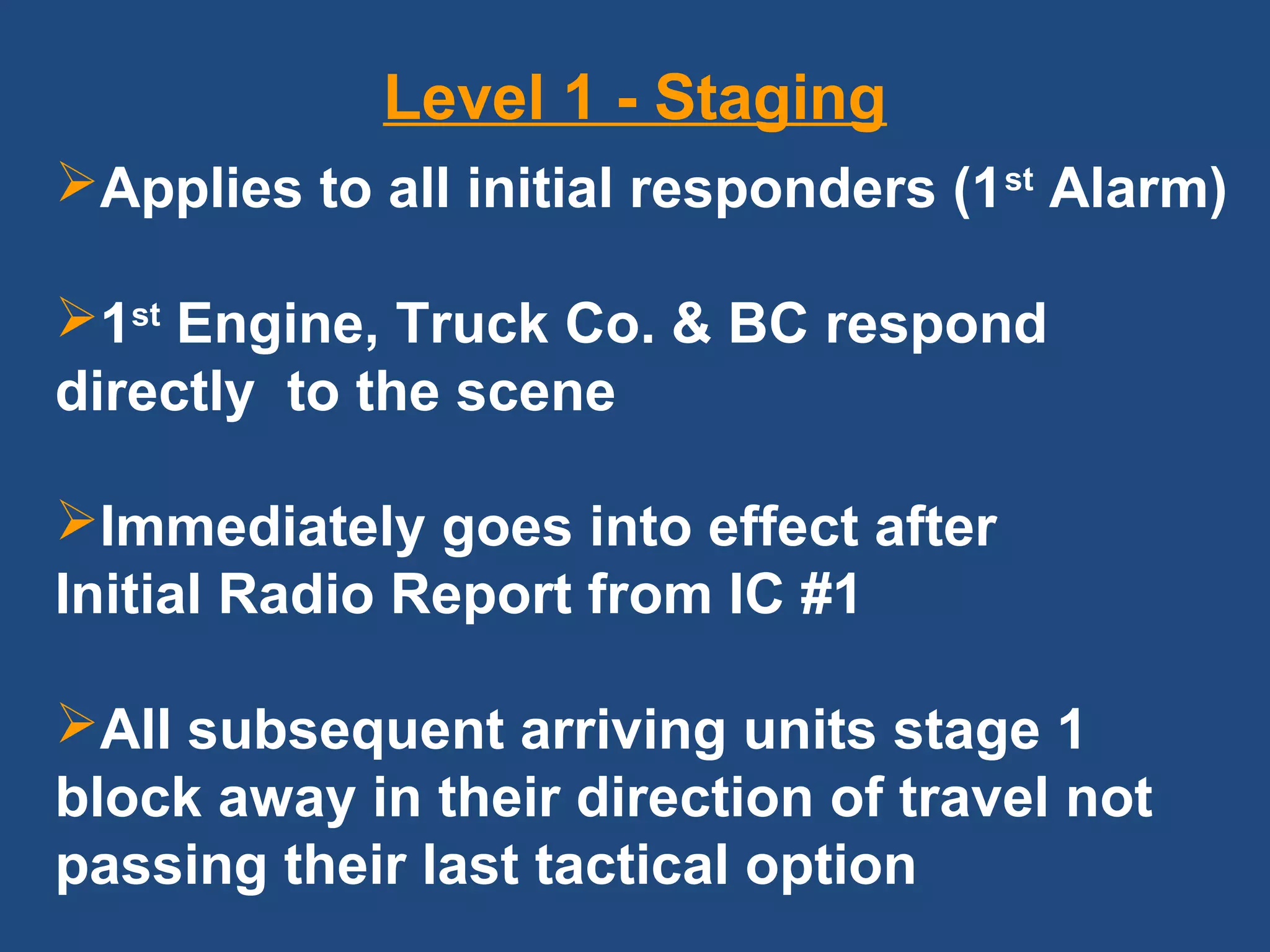On scene reports and size up | PPT