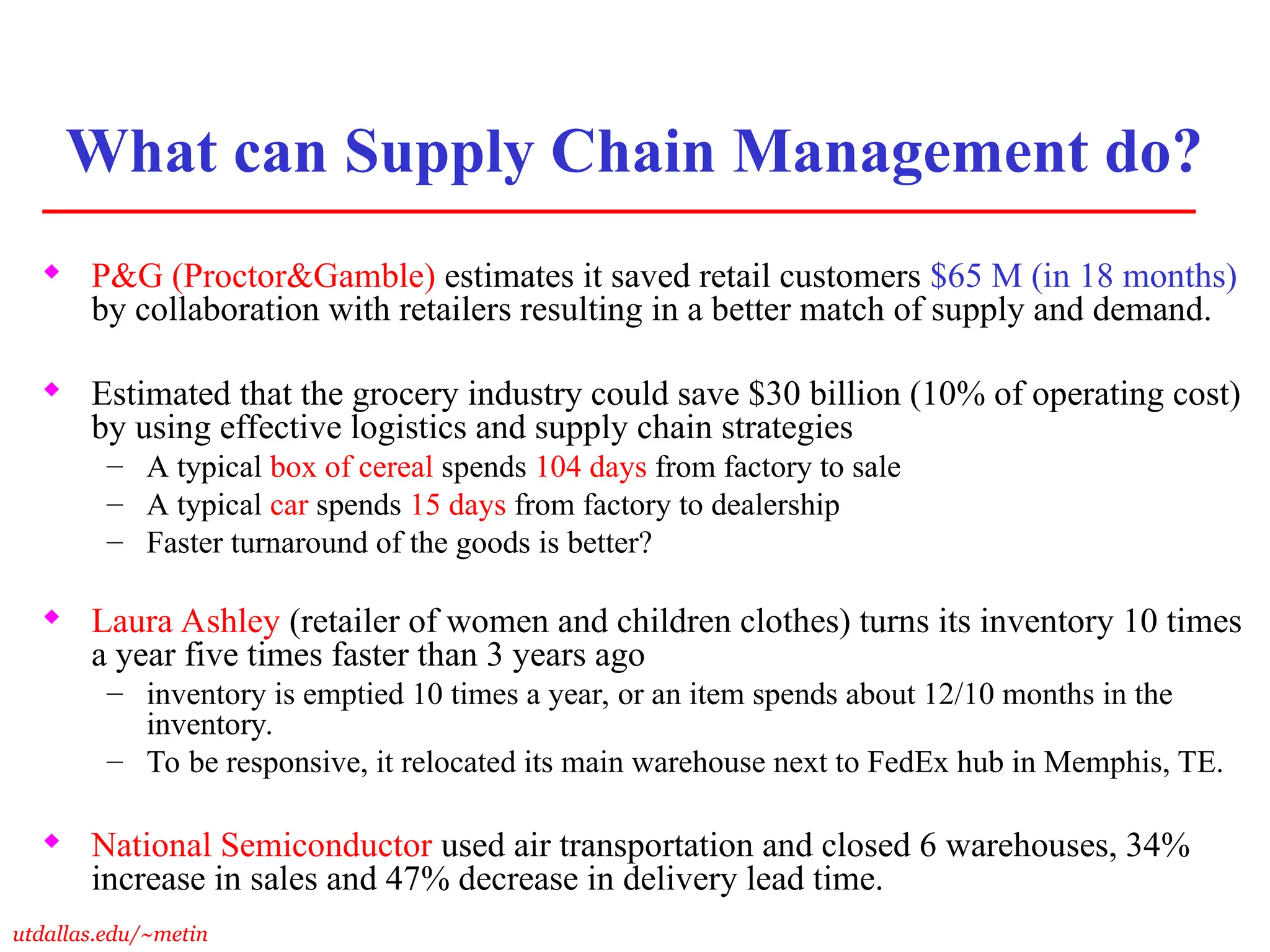 Supply chain management introduction.... | PPT