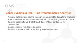 The Need for Complex Analytics from Forwarding Pipelines | PPTX | Computer Networking | Computing