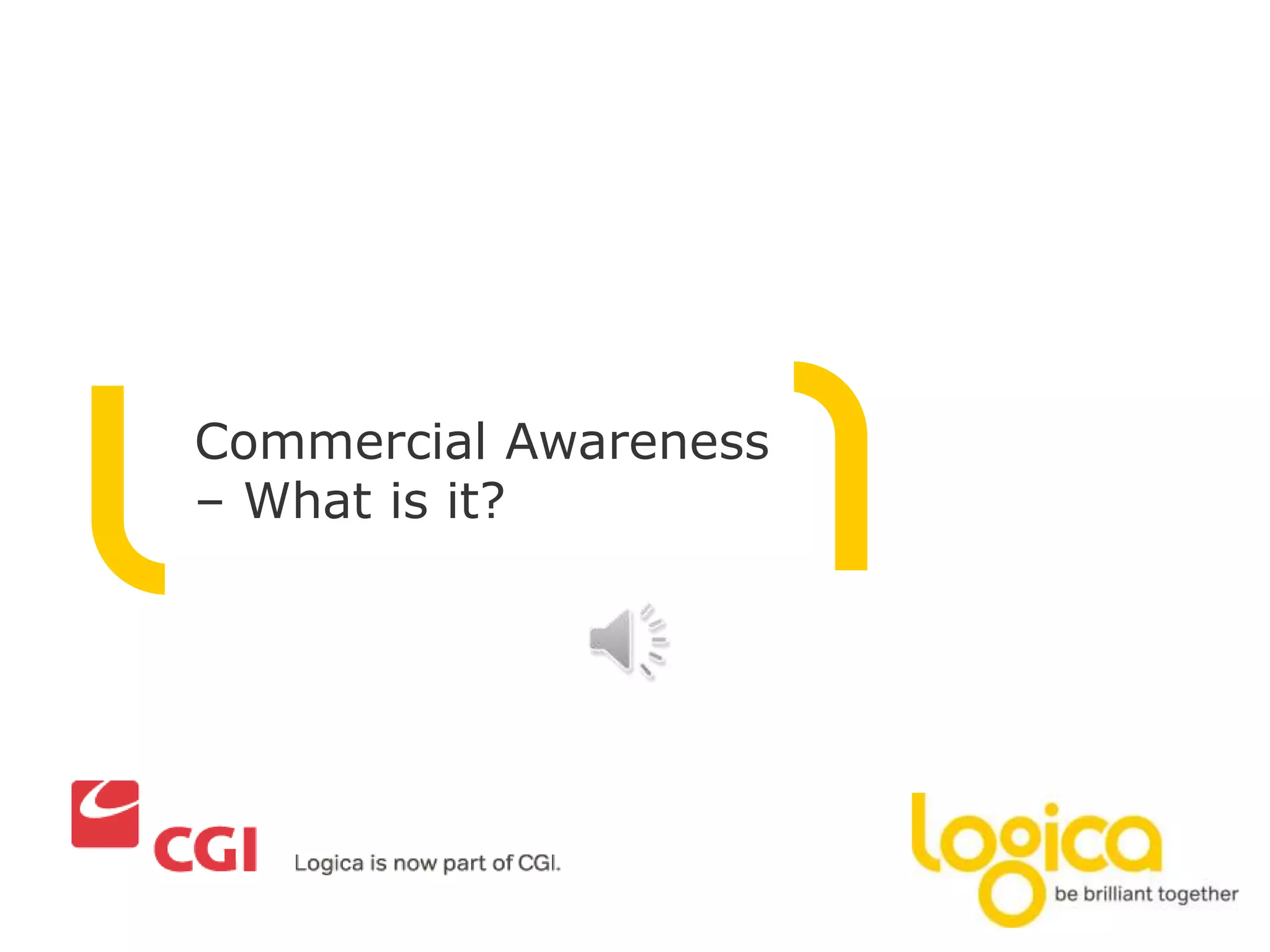 Commercial Awareness Presentation | PPTX