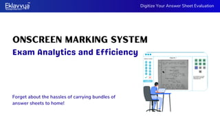 OnScreen Marking System: Exam Analytics and Efficiency | PDF