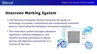 OnScreen Marking System: Exam Analytics and Efficiency | PDF