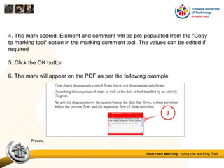 Onscreen marking: using the marking tool | PPT | Desktop Publishing | Computer Software and ...
