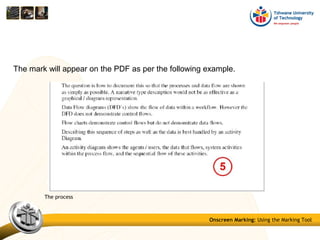 Onscreen marking: using the marking tool | PPT | Desktop Publishing | Computer Software and ...