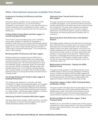Onset Data Logger Basics | PDF
