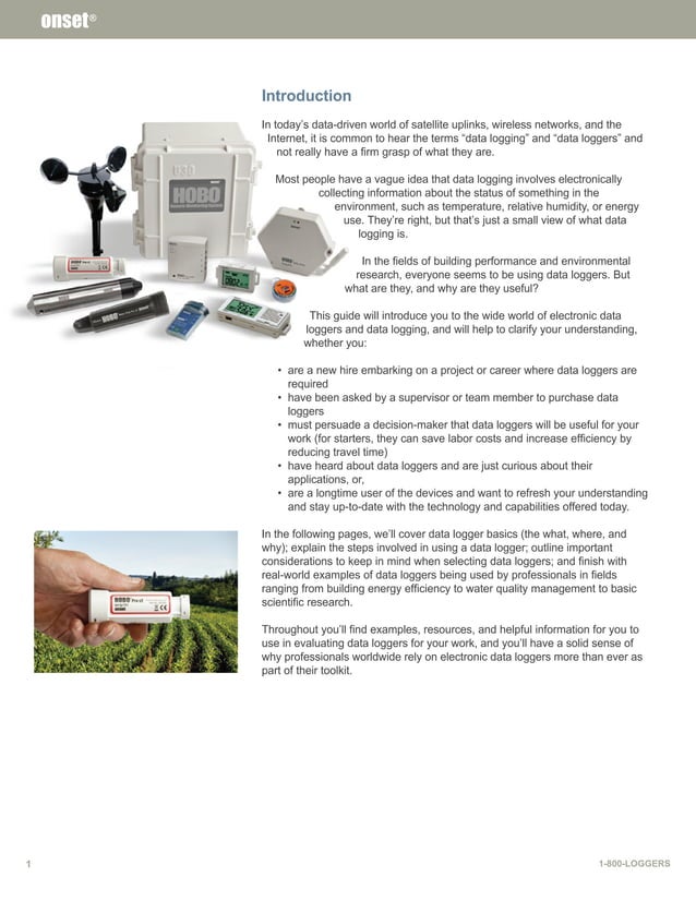 Onset Data Logger Basics | PDF