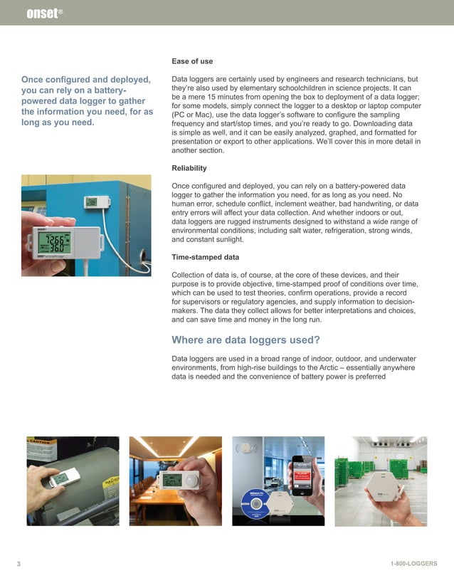Onset Data Logger Basics | PDF