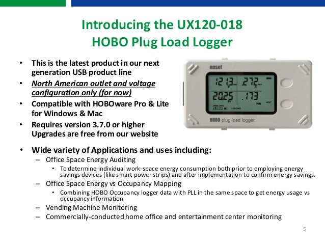 HOBO Plug Load Data Logger Webinar by Onset HOBO Data Loggers