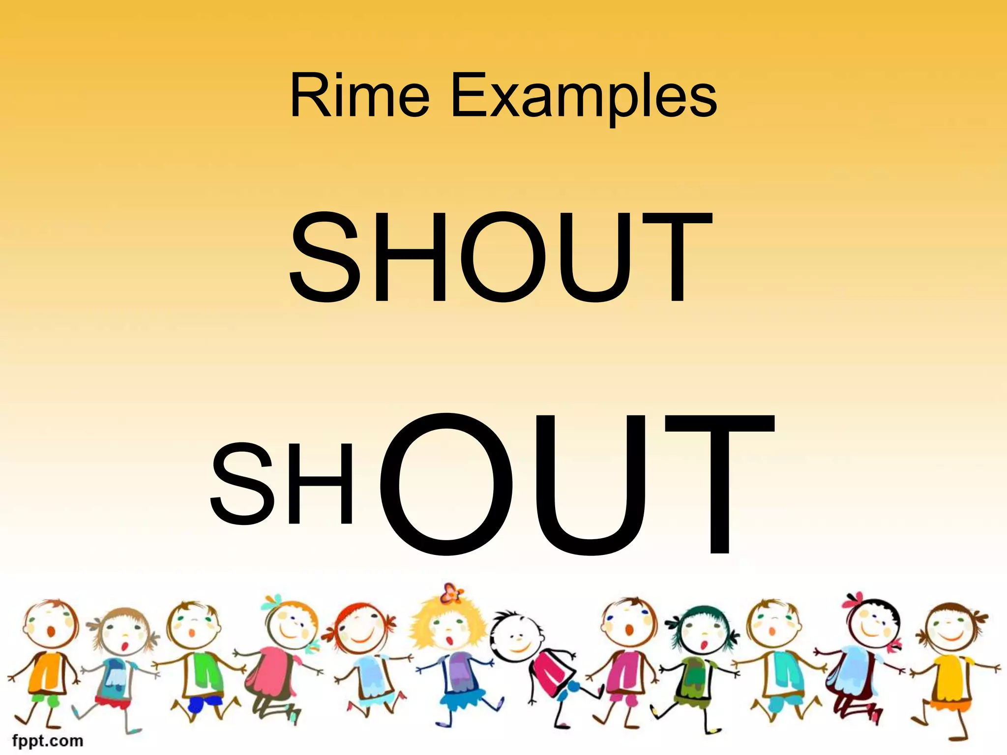 Onset and rime For First Graders | PPTX