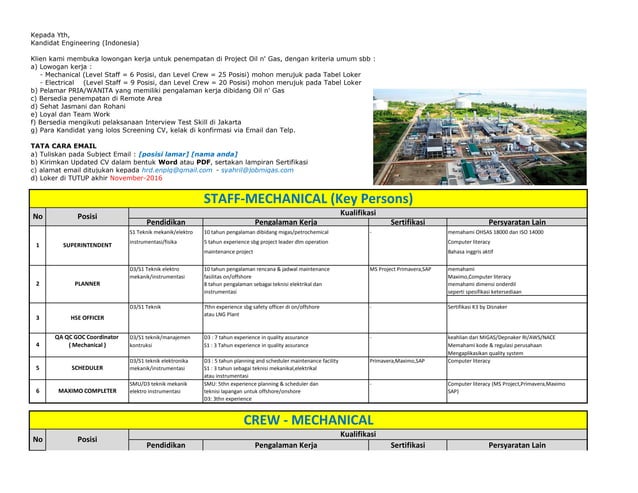 Onshore Project | PPT