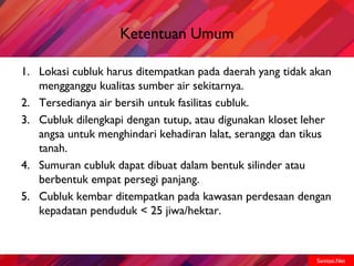 Sistem Pengelolaan Air Limbah Sistem Setempat - Cubluk Kembar ...