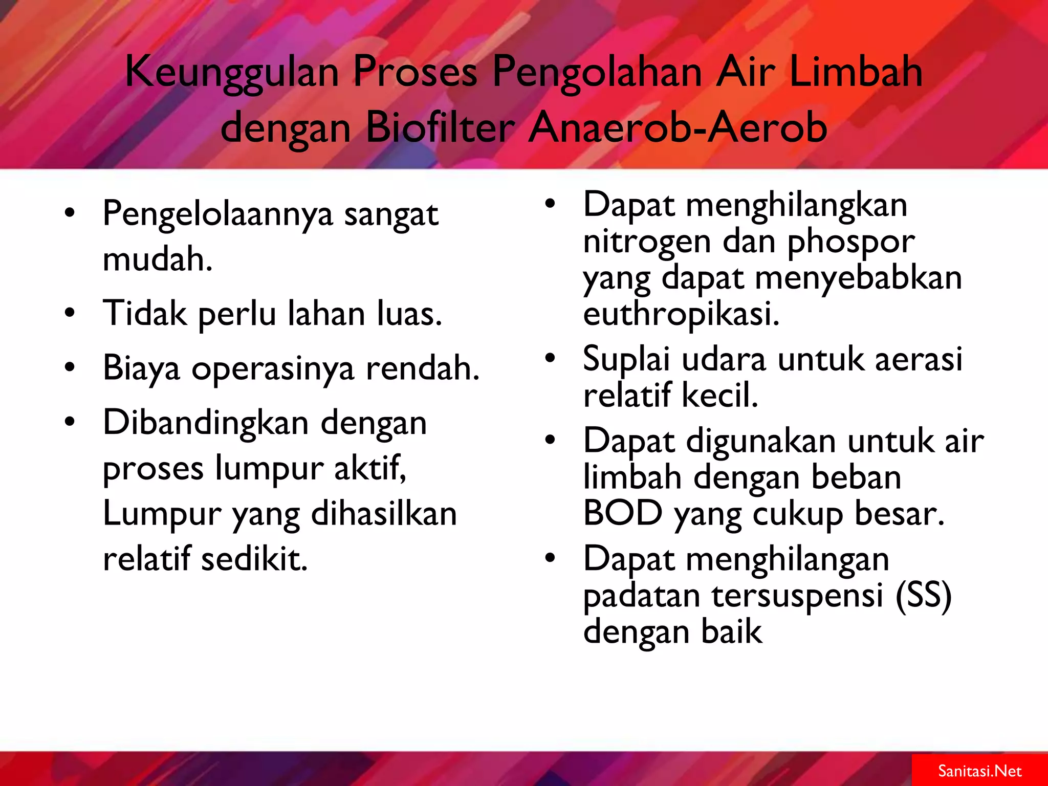 Sistem Pengelolaan Air Limbah Sistem Setempat -Biofilter - Perencanaan ...