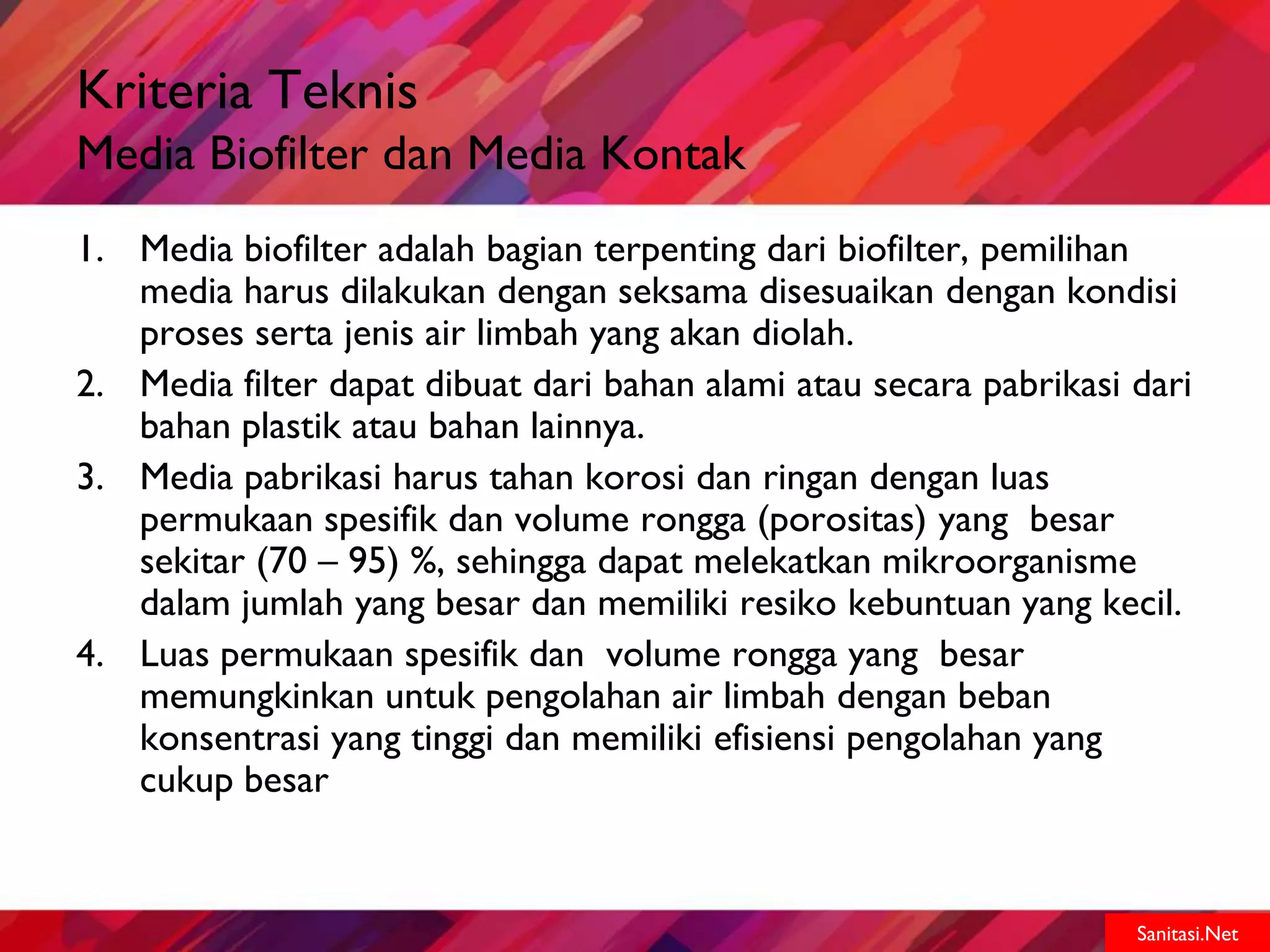 Sistem Pengelolaan Air Limbah Sistem Setempat -Biofilter - Perencanaan ...