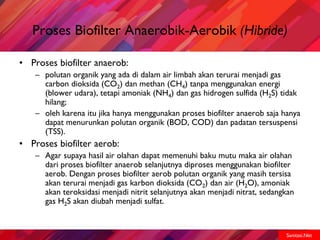 Sistem Pengelolaan Air Limbah Sistem Setempat -Biofilter - Perencanaan ...