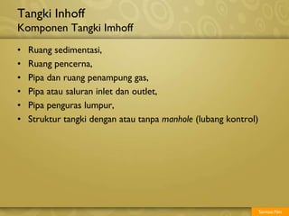 Perencanaan Teknis IPLT - Unit Pengolahan Pemekatan | PDF