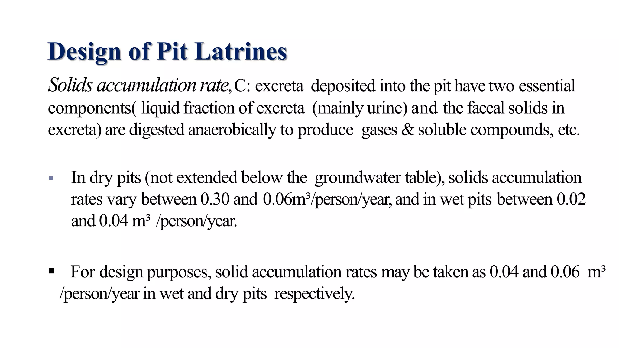 BECM 4103: Lecture 2 On site human waste management | PPTX