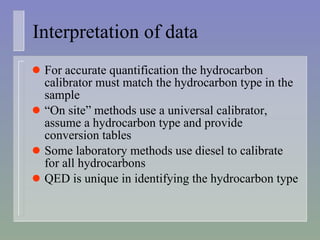 OnSite Hydrocarbons Analysis with QED | PPT