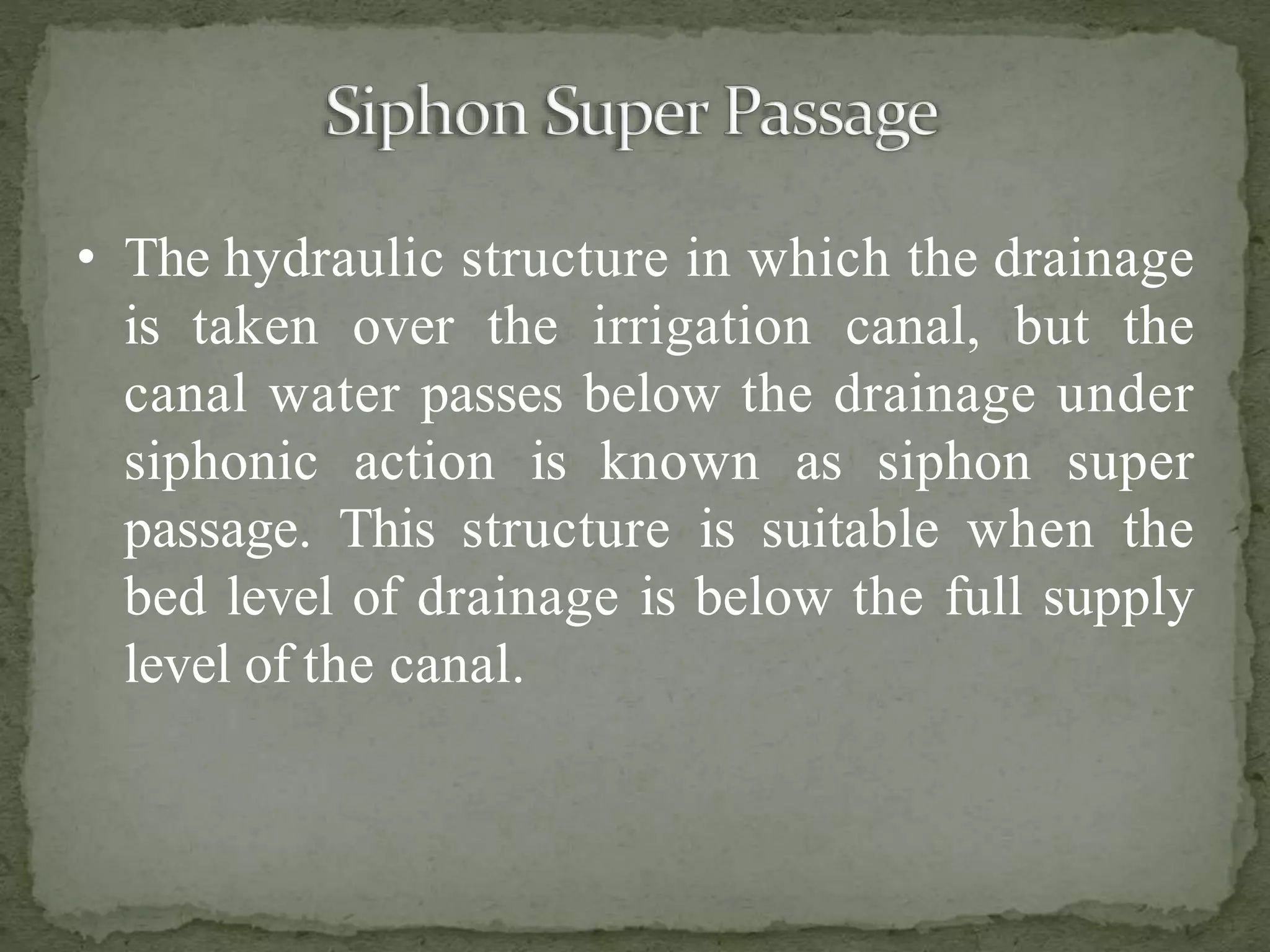 unit 4 vsem cross drainage works & srturcture water resource ...